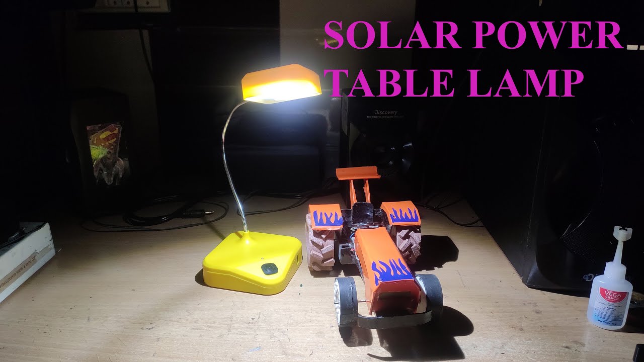 HOW TO ASSEMBLE SOLAR TABLE LAMP - YouTube