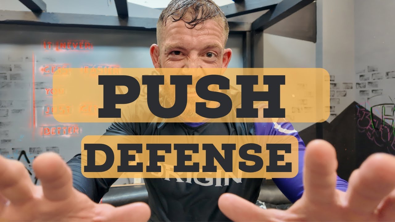 Push defense : street fight 101 - YouTube