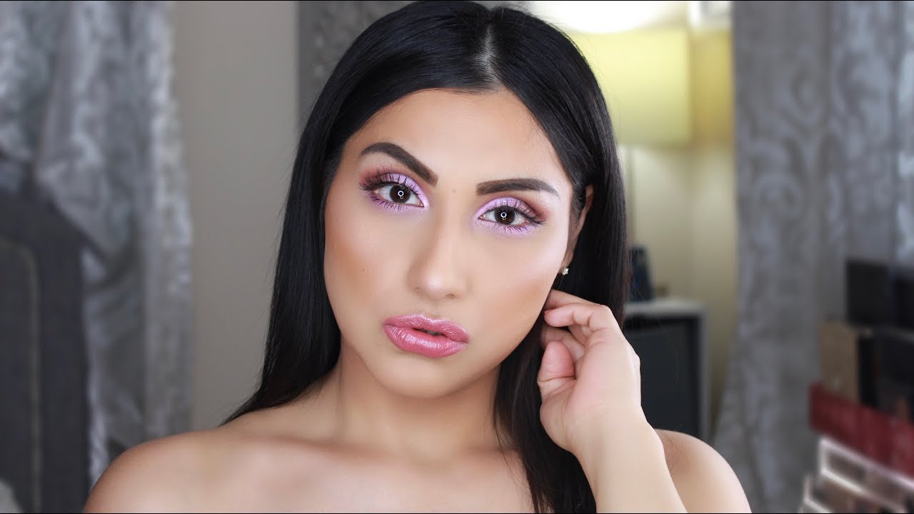 LILAC SPRING MAKEUP TUTORIAL | AFFORDABLE MAKEUP - YouTube