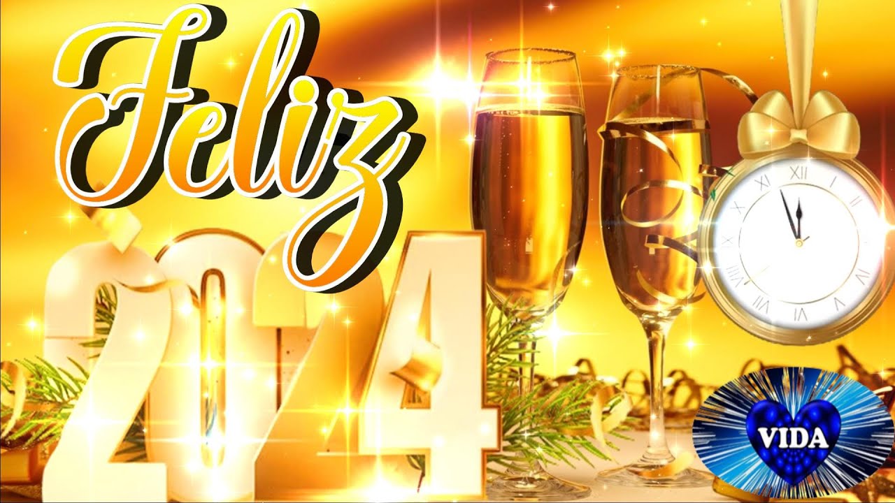 FELIZ AÑO NUEVO 2024 Cuenta regresiva Happy New Year Feliz Ano Novo ...