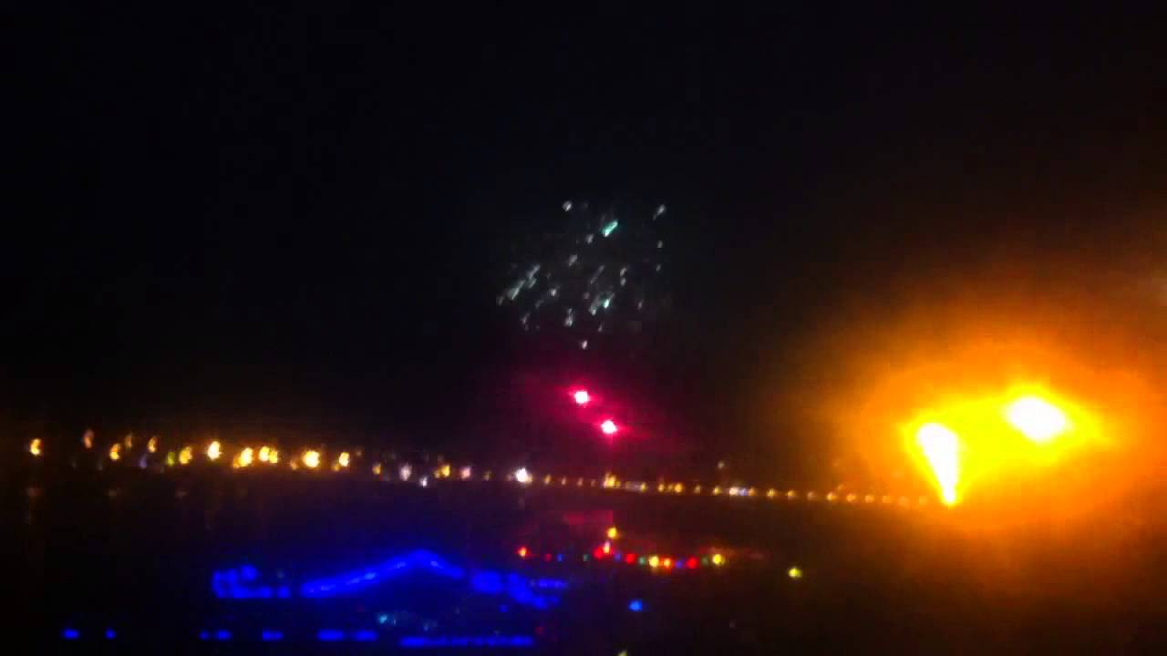 Preston docks firework display - YouTube