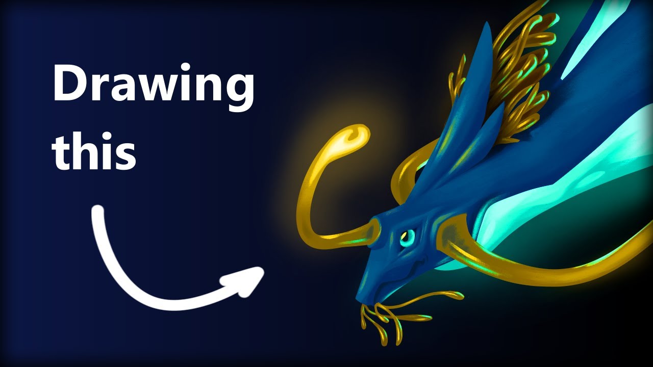 Deepsea Creature Design Process | Time lapse and Tips - YouTube