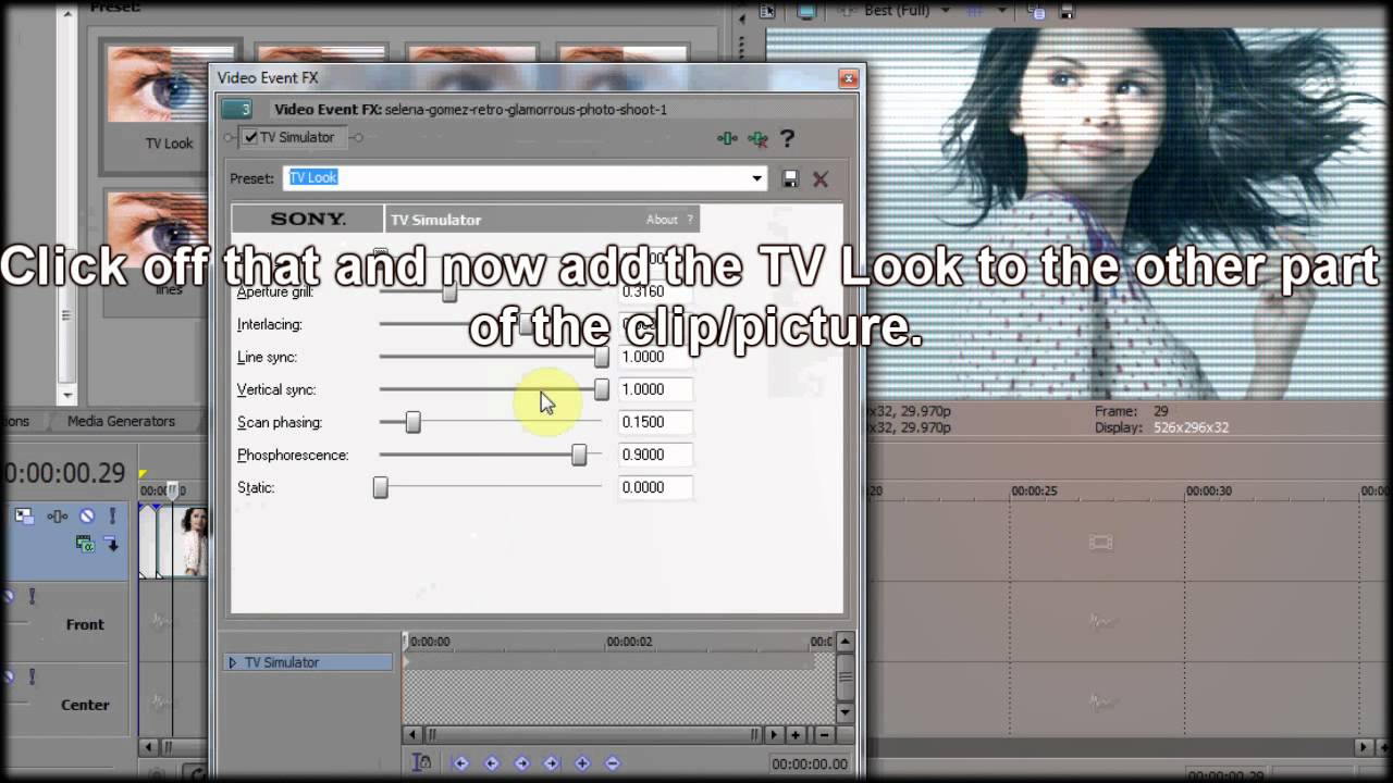 TV Simulator Effect tutorial || Sony Vegas - YouTube