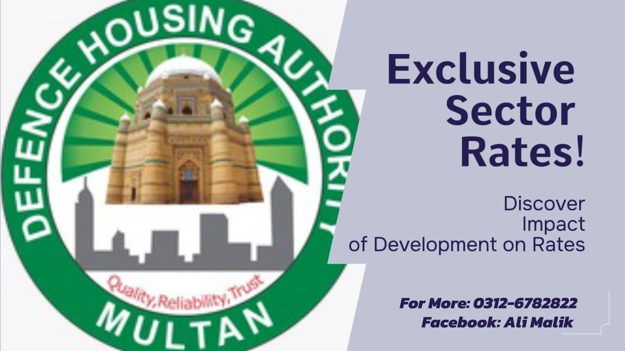 DHA Multan Sector Wise rates | MPS Gate Development impact on Sectors ...