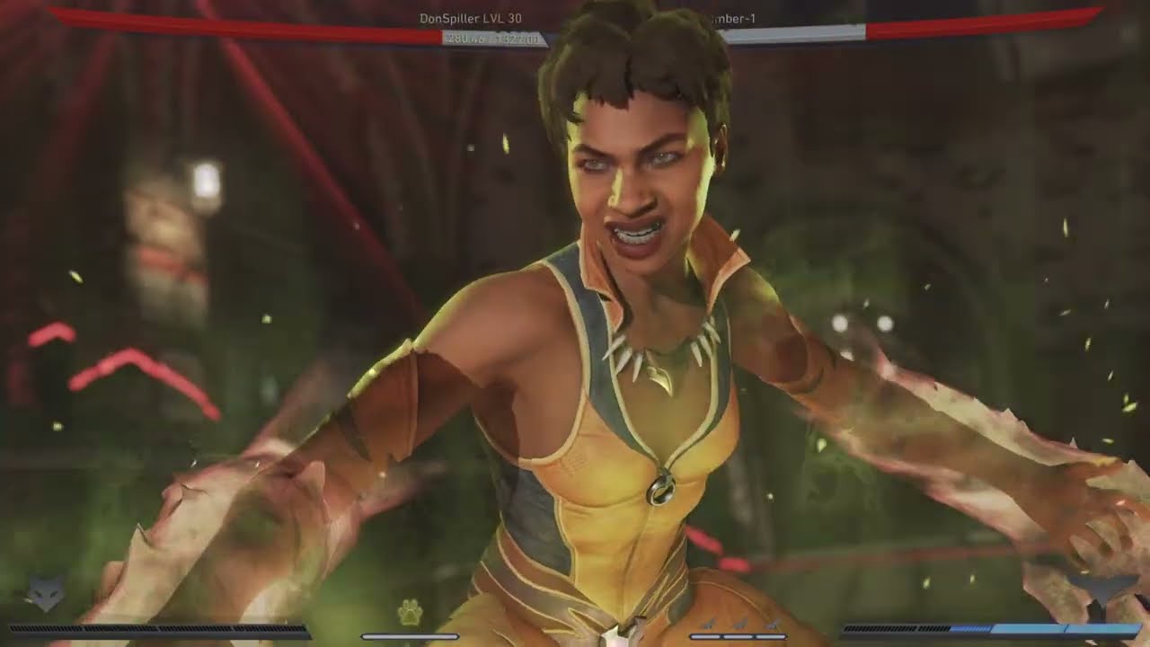 Batman Kryptonite suit vs Vixen online Injustice 2 - YouTube