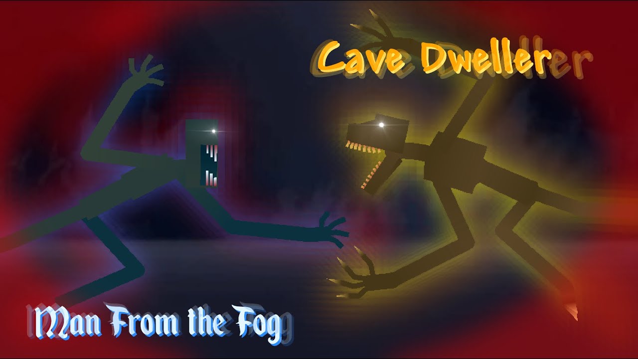 Man From the Fog Vs Cave Dweller (Minecraft Sticknodes animation) Teaser - YouTube