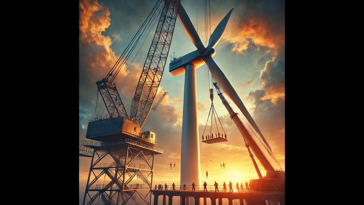 Building a Massive Wind Turbine – Step by Step! #wind #windturbine ...