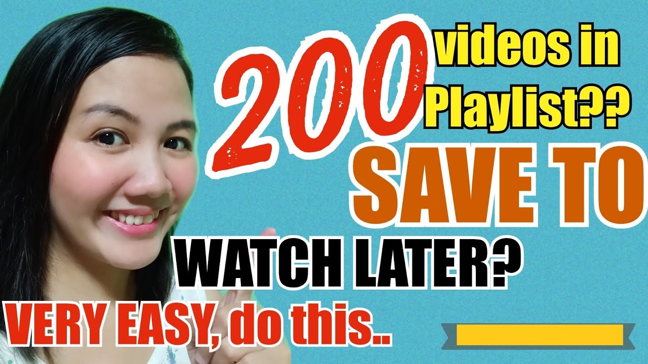 How To ADD Videos In Playlist To Watch Later Step By Step Tutorial For how-to-add-videos-in-playlist-to-watch-later-step-by-step-tutorial-for