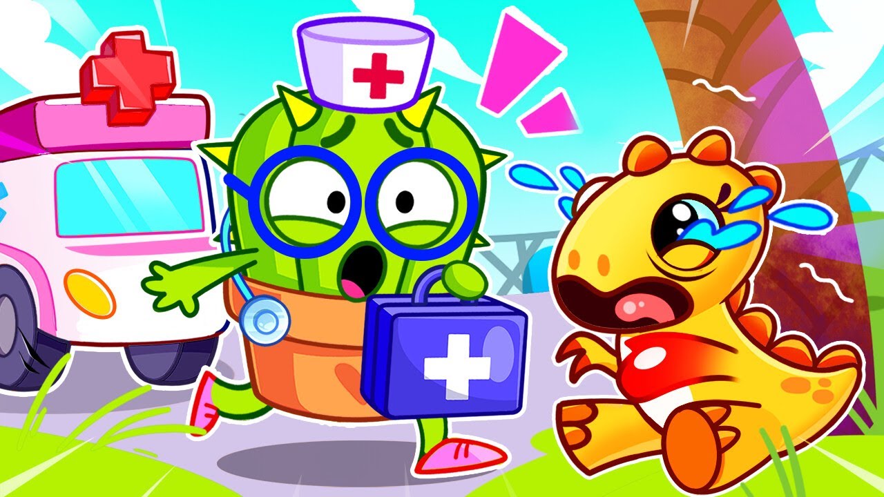 caring-for-injured-baby-dino-are-you-okay-kid-songs-nursery