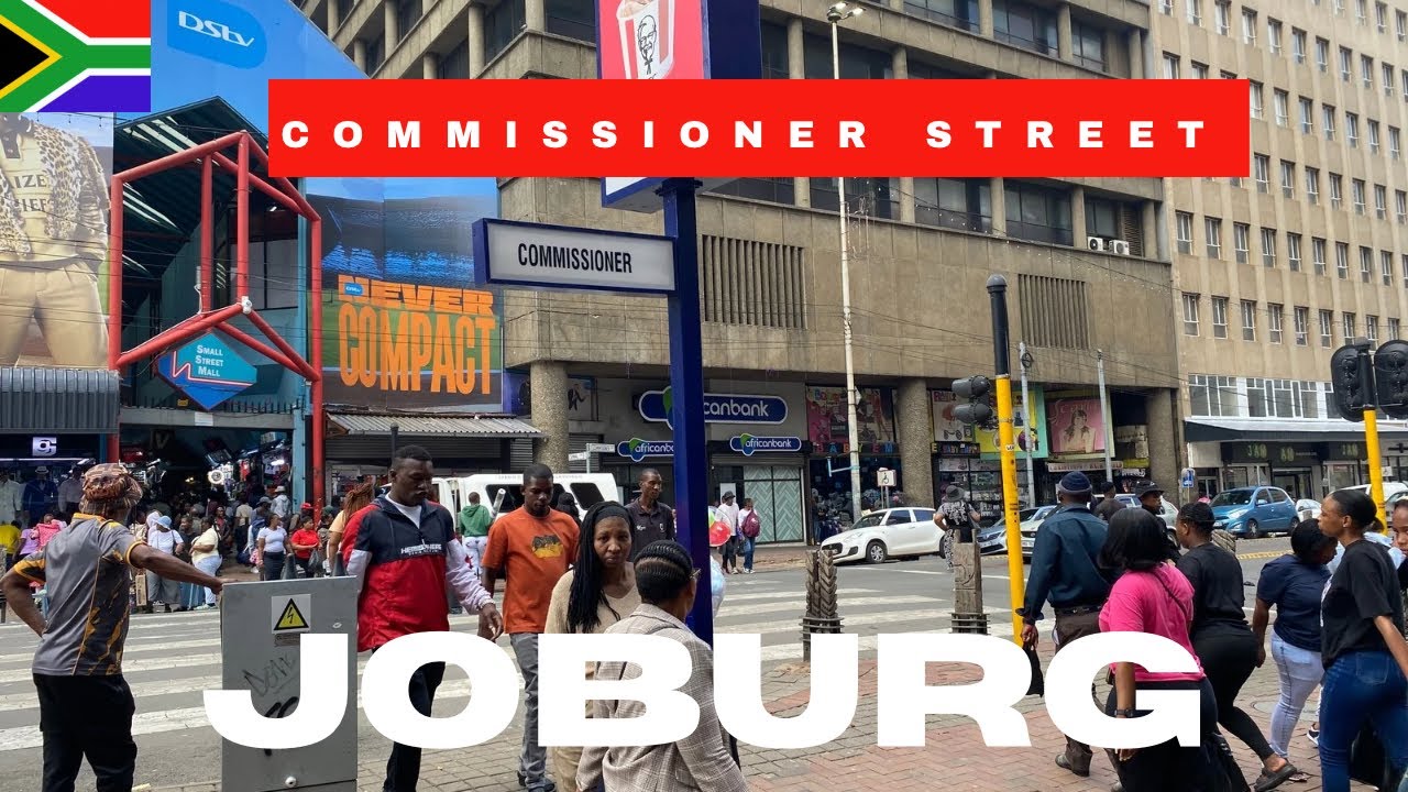 Johannesburg CBD Walking Tour | Commissioner Street in 4K - YouTube