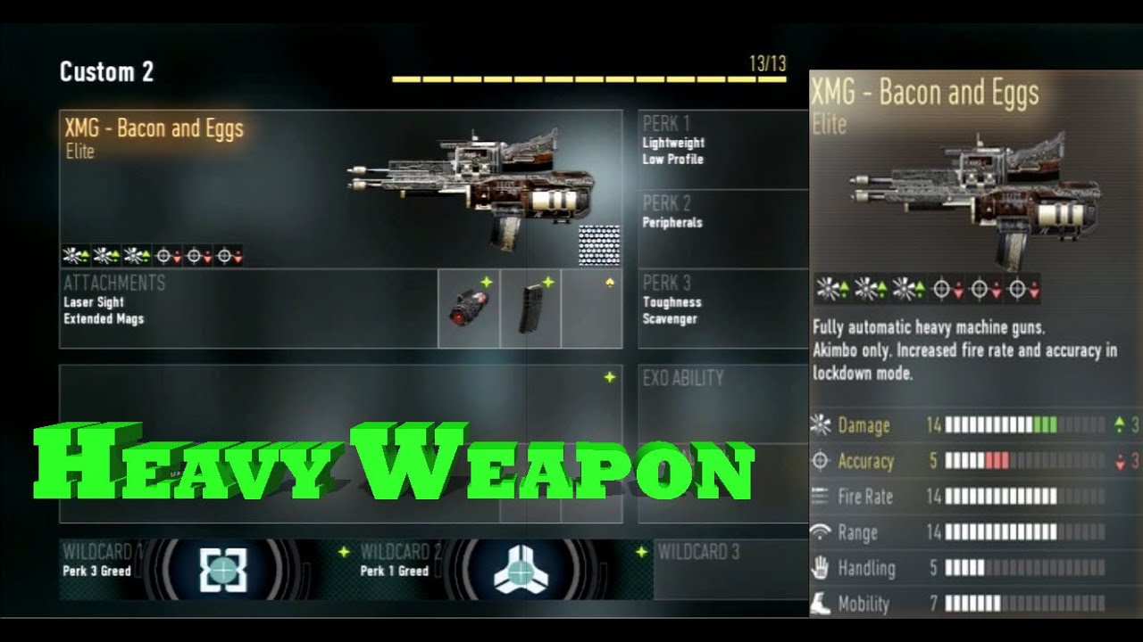 Call of Duty Advanced Warfare XMG Bacon and Eggs Best Class Setup - YouTube