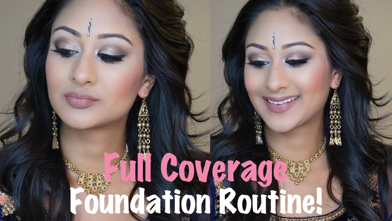 My Winter Full Coverage Foundation Routine | Makeup By Megha - YouTube