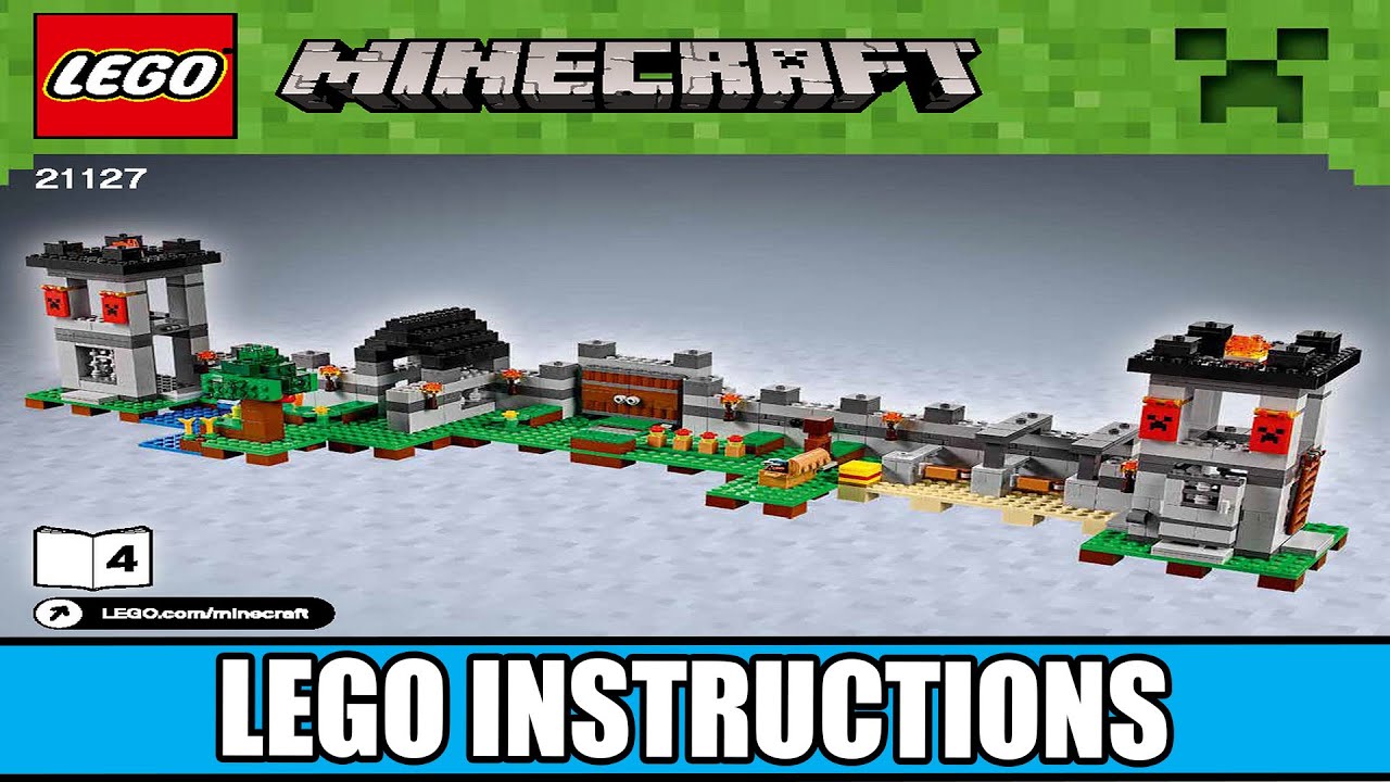 LEGO Instructions - Minecraft - 21127 - The Fortress (Book 4) - YouTube