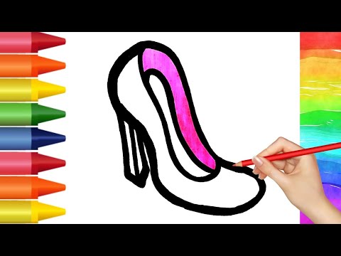 How To Draw High Heels 👠 Cómo Dibujar Un Zapato De Tacón Alto | Topuklu ...