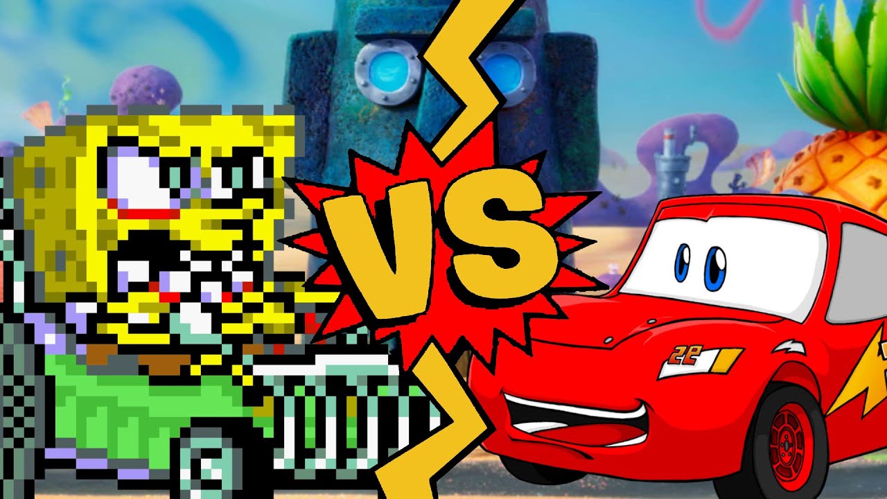 M.U.G.E.N Battles | SpongeBob vs Lightning McQueen | SpongeBob ...