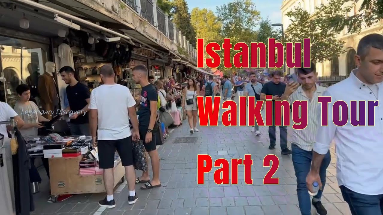 Istanbul Walking Tour Part 2 - YouTube