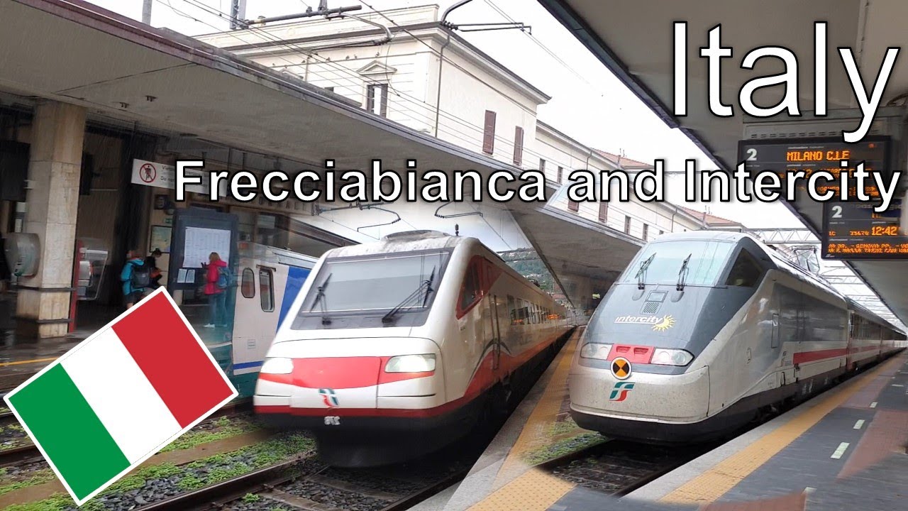 Italy - Frecciabianca and Intercity - YouTube