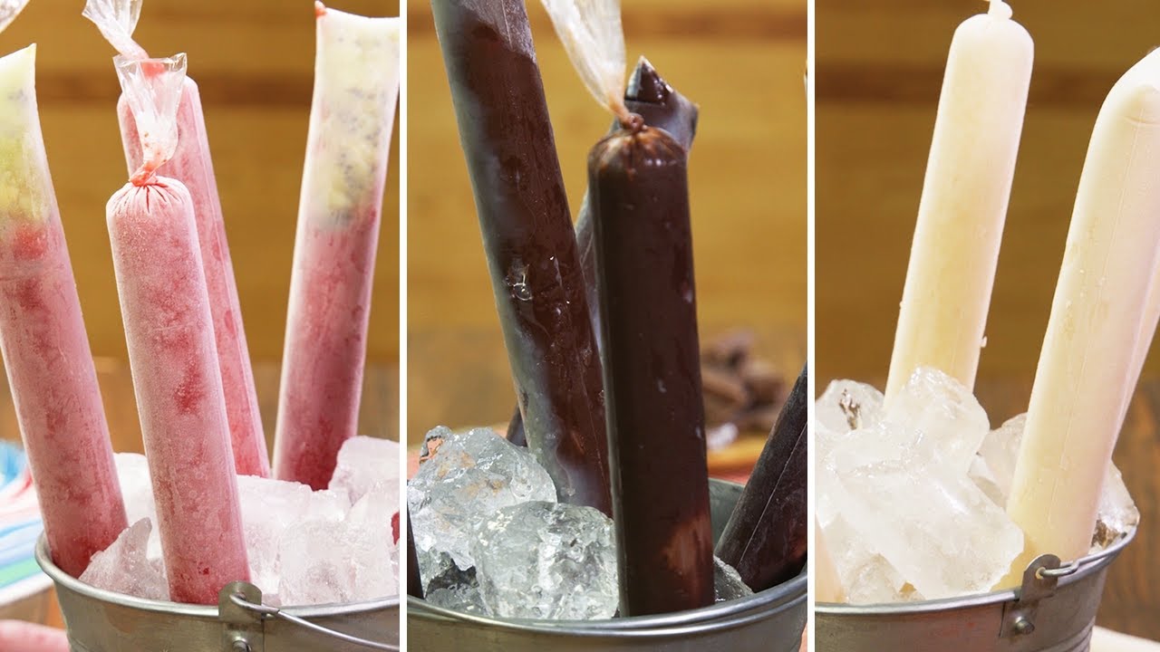 Marcianos de fresa con kiwi, guanabana con leche y zambito • Receta ...