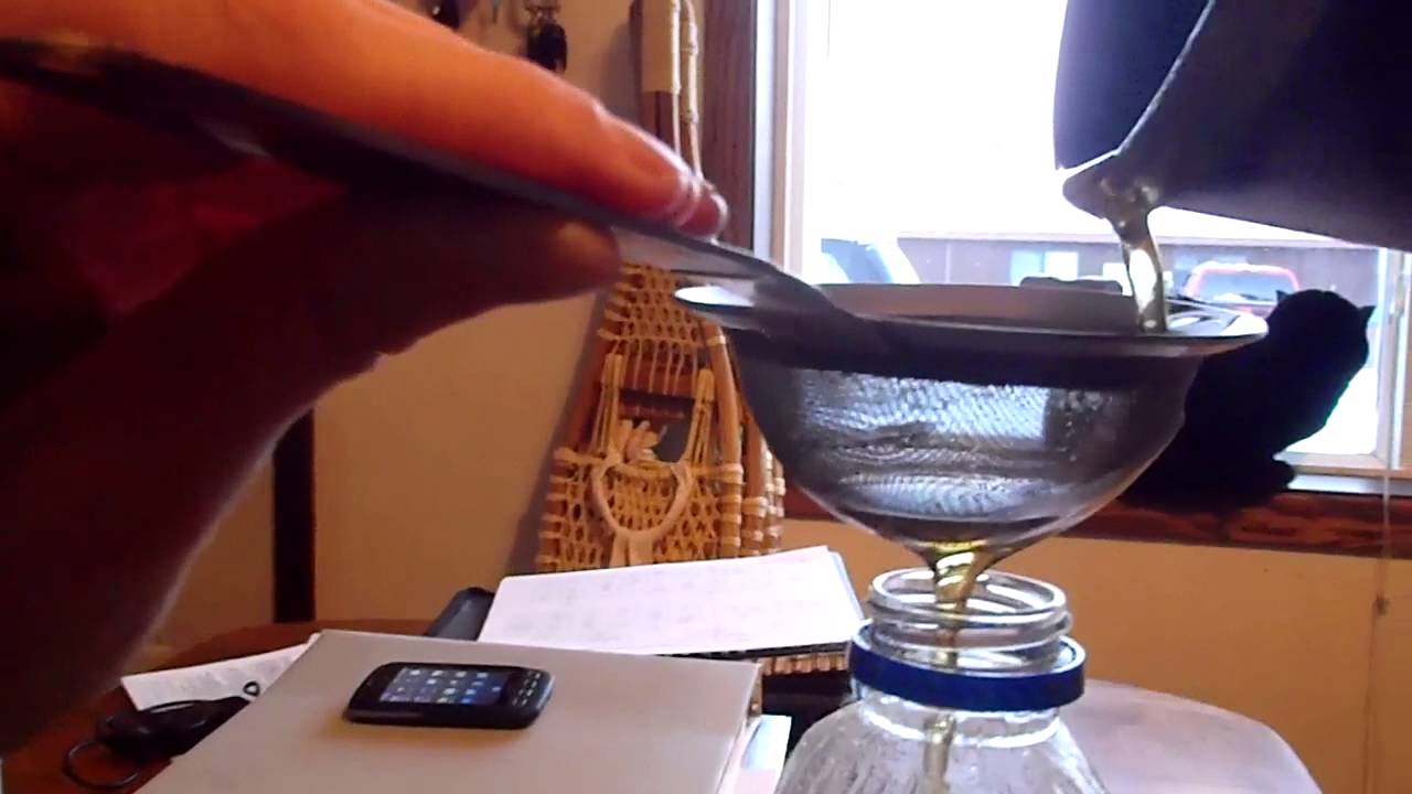 cooking oil mesh screen trick - YouTube