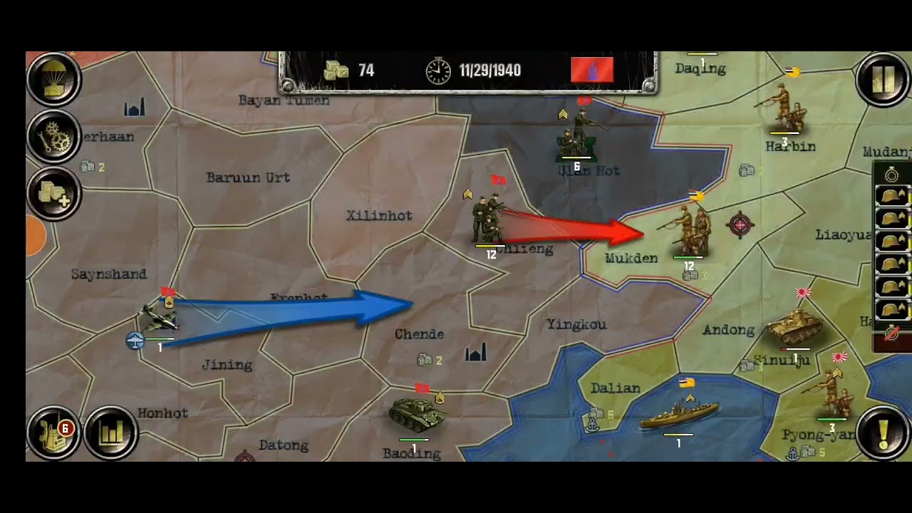 Strategy and Tactics WW2 Sandbox: Asia - Mongolia (Mission 3) - YouTube