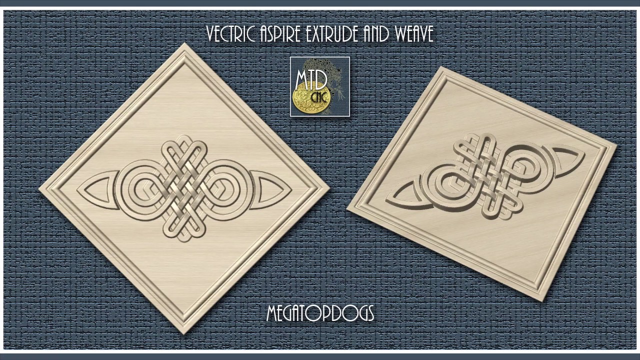 Vectric Aspire Extrude and Weave - YouTube