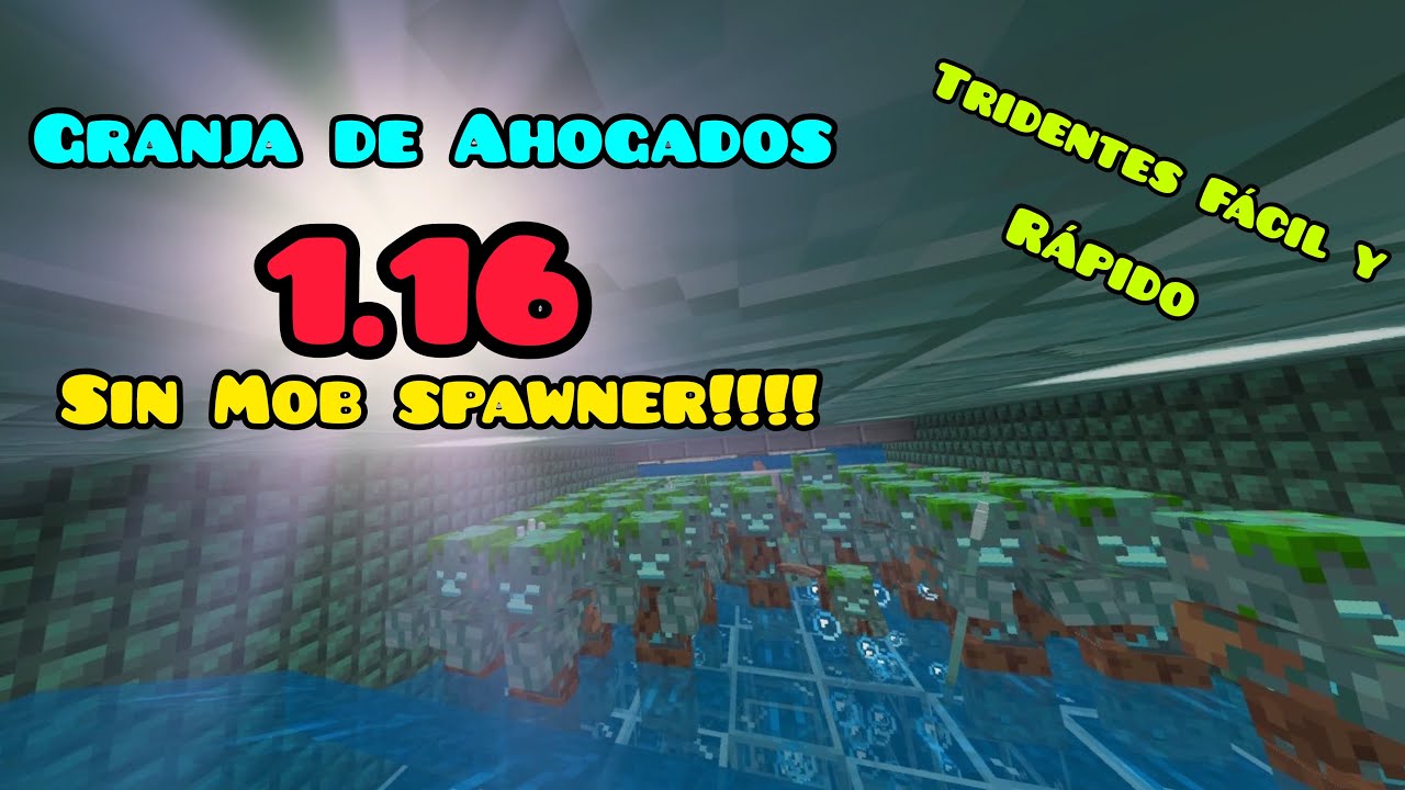 Granja de Ahogados SIN MOB Spawner!!! - YouTube