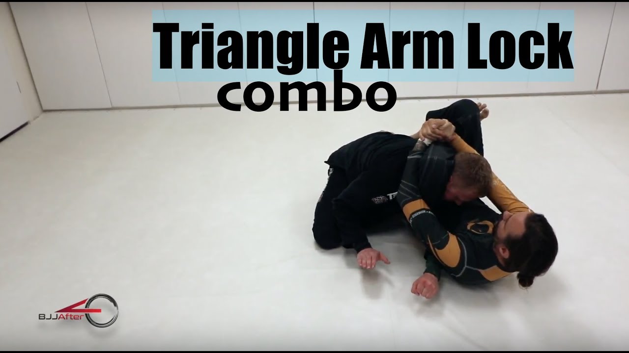 Arm-lock from cross grip control / triangle choke combo - YouTube