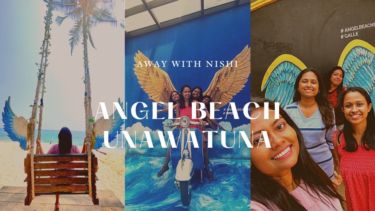 Angel Beach Unawatuna | Away with Nishi | Vlog | Sri Lanka - YouTube