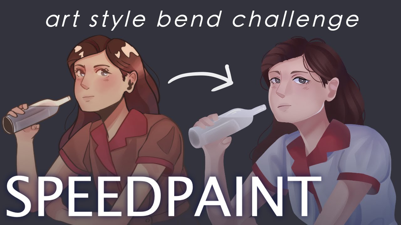 art style bend challenge | speedpaint - YouTube