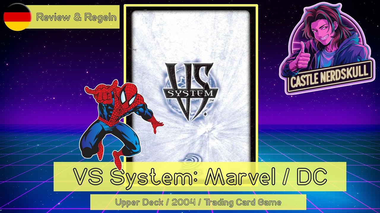 VS System TCG - Brettspiel Review & Regeln | Spider-man gegen Superman ...