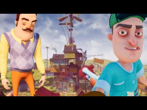 Hello Neighbor Super Jump Physics! - YouTube