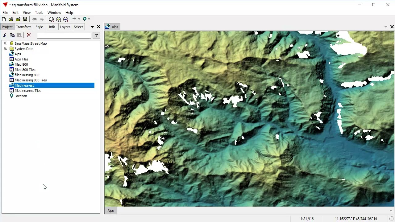 5 Minute Tutorial - Fill Missing Pixels in Rasters - YouTube