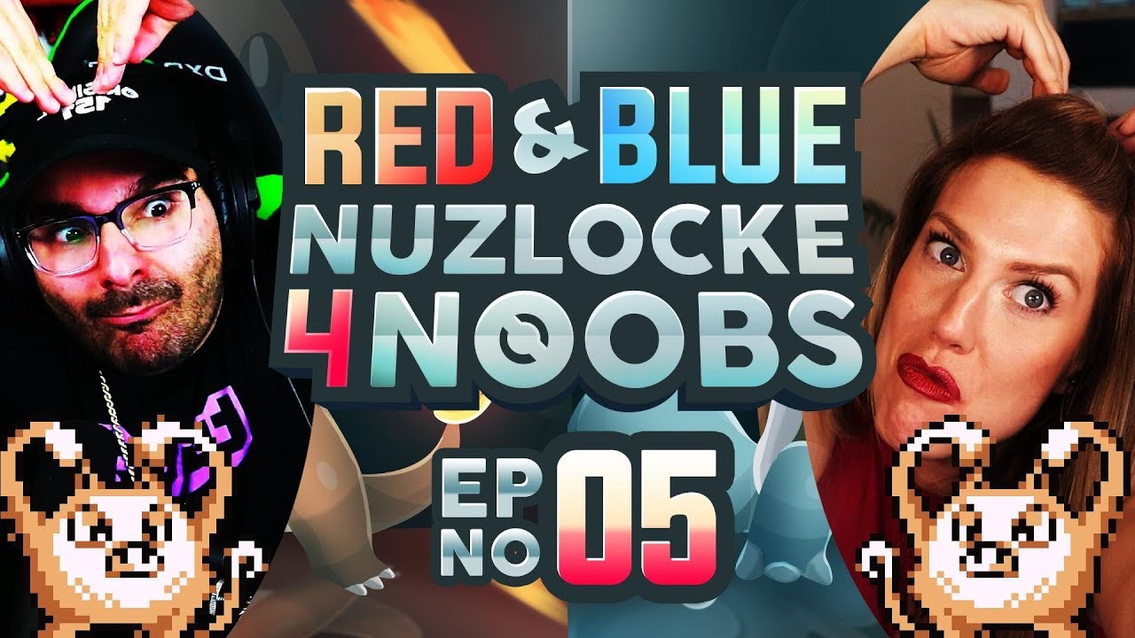 BARNEY THE DINOSAUR! | Nuzlocke 4 Noobs Red and Blue EP 05 #N4N - YouTube