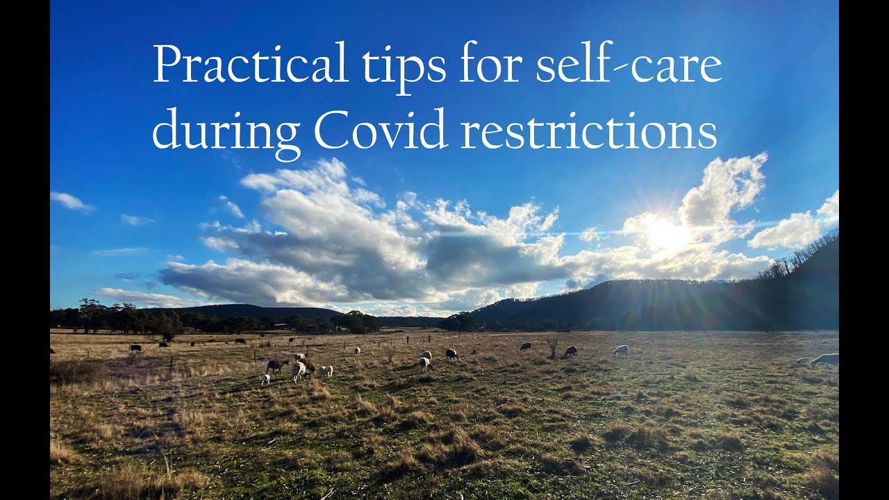 Practical tips for self-care during Covid restrictions with Suzanne ...