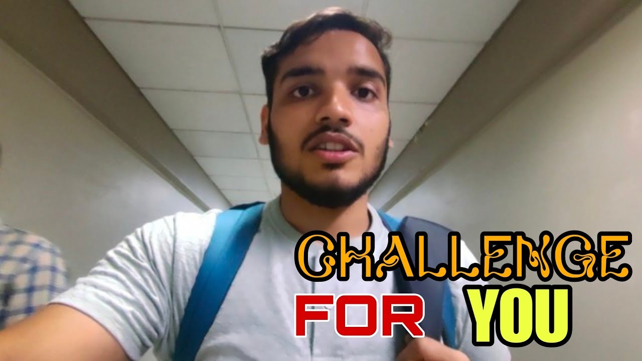 challenge for you - YouTube