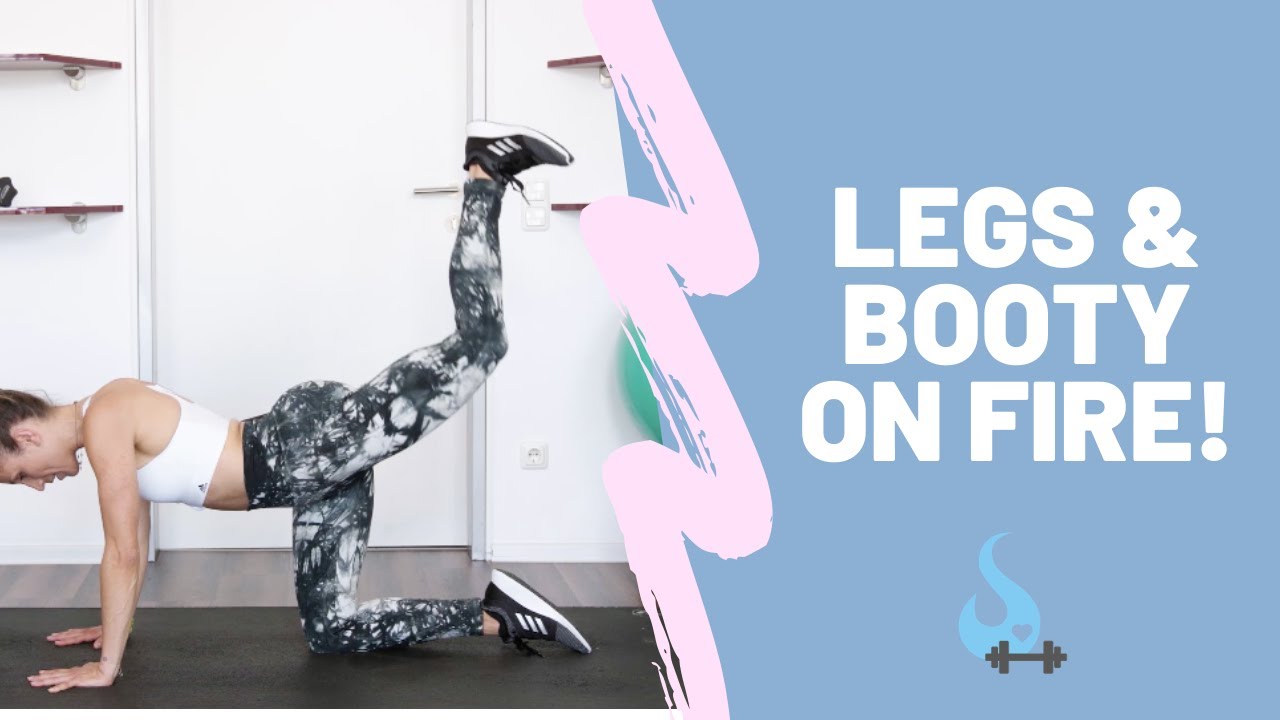 Low Impact LEGS & BOOTY Home Workout (no jumping) - YouTube