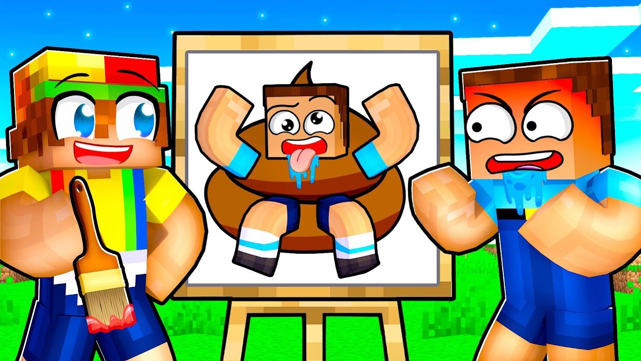 NOOB vs PRO SPEED DRAW In Minecraft! - YouTube