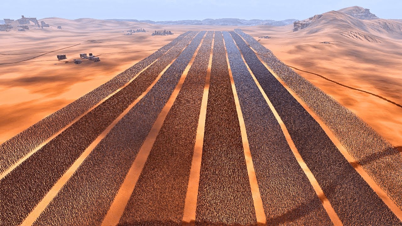 8 Lines of Every Ancient Army VS 70K WW2 Assault Soldiers & Tanks ...
