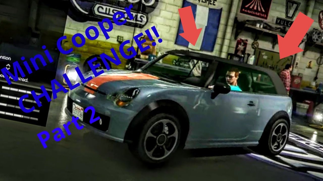 GTA V|mini cooper challenge 2| part 2 - YouTube