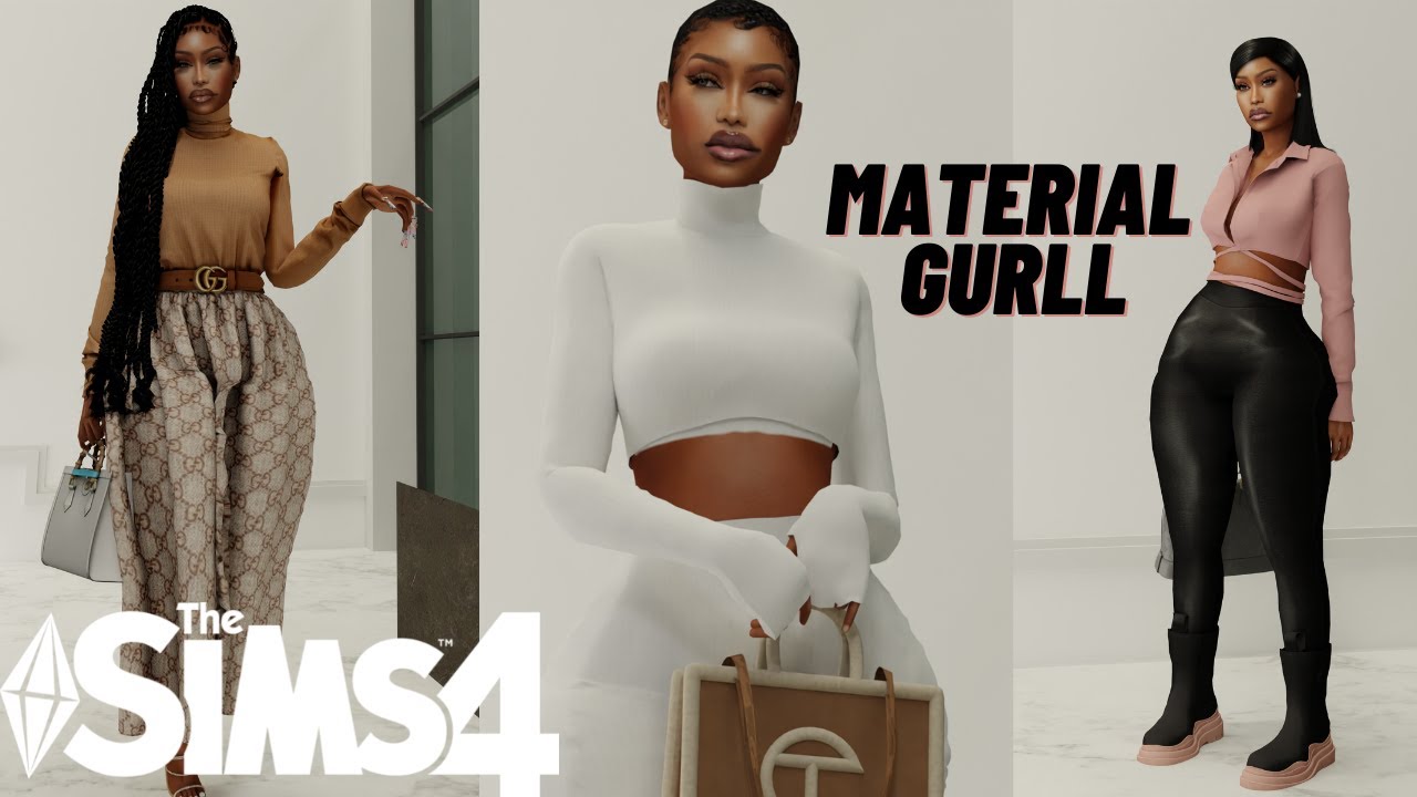 THE SIMS 4 URBAN FEMALE CAS CC FOLDER & SIM DOWNLOAD - YouTube