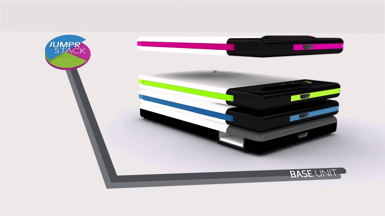 The Jumpr Stack - Portable Power Banks from Enerplex - YouTube