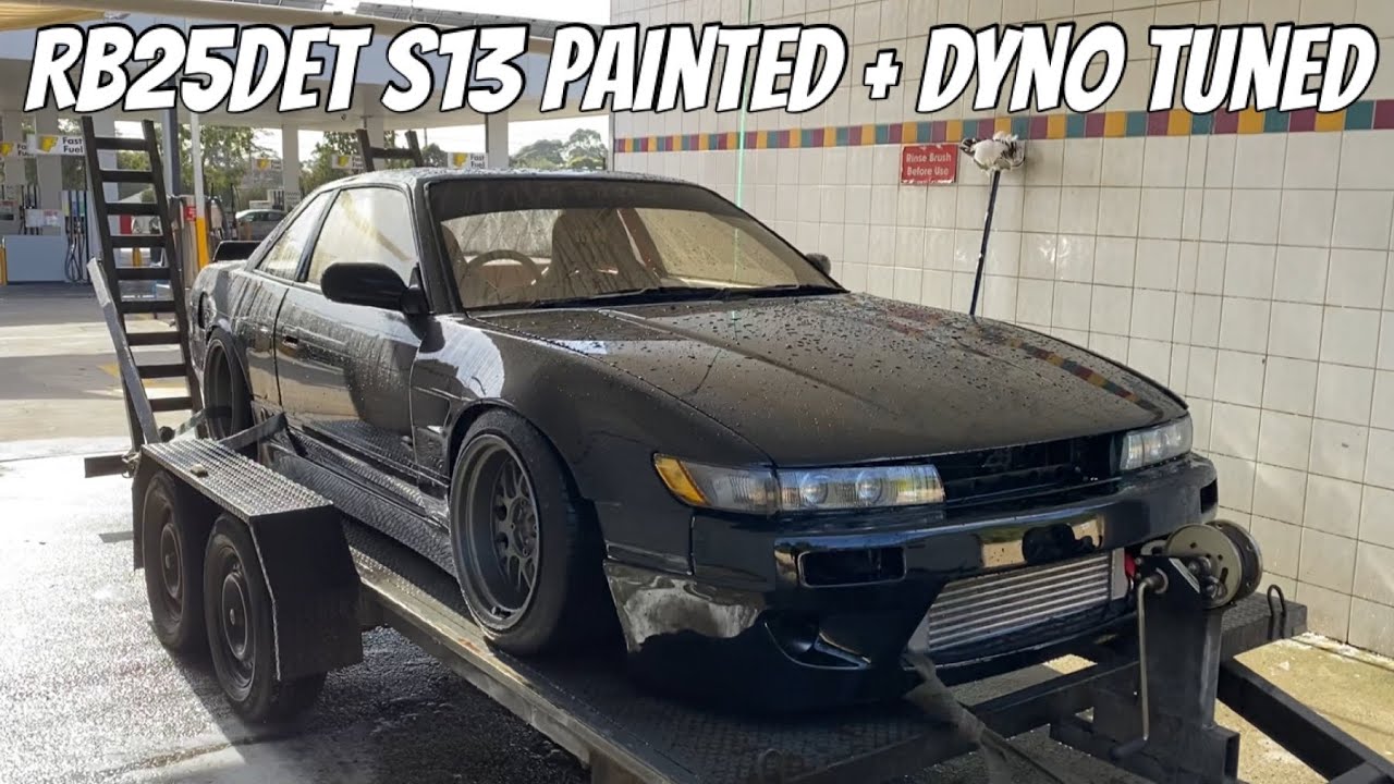 RB25det S13 Painted + Dyno Tuned at Dr Drift - YouTube