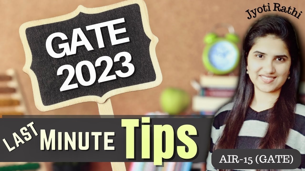 Last minute tips for GATE exam|How to attempt GATE exam|Motivation ...