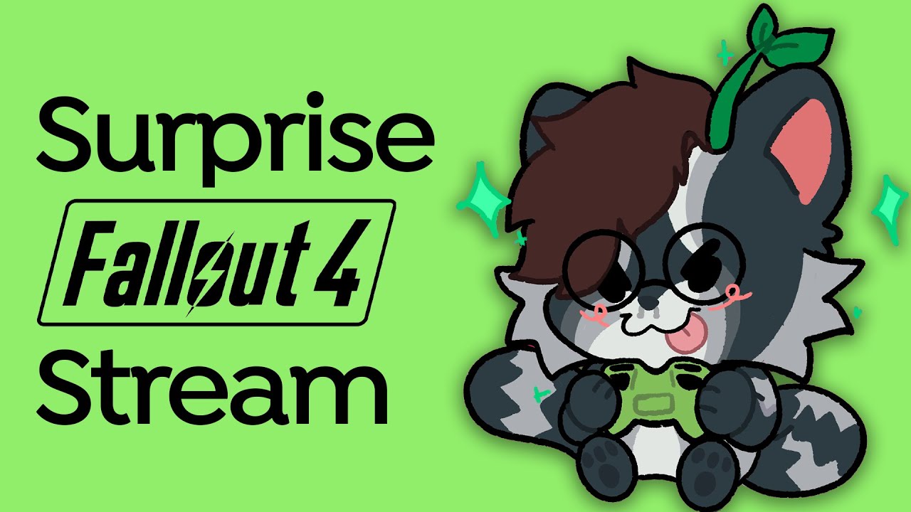 Surprise Fallout 4 Stream | Mocha The Raccoon - YouTube