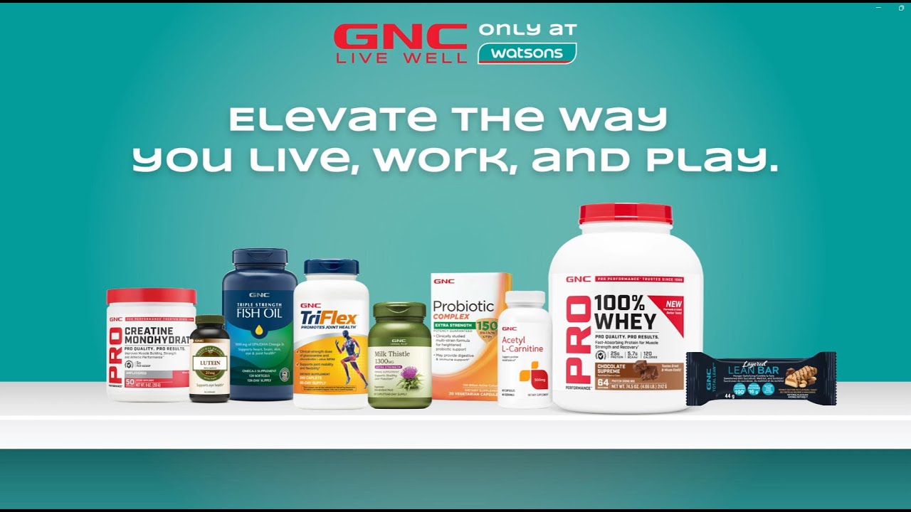 Elevate The Way You Live, Work & Play with GNC - YouTube