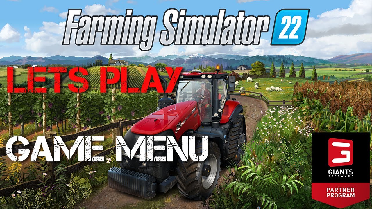 Farming Simulator 22 | How To | New Menu | Xbox - YouTube
