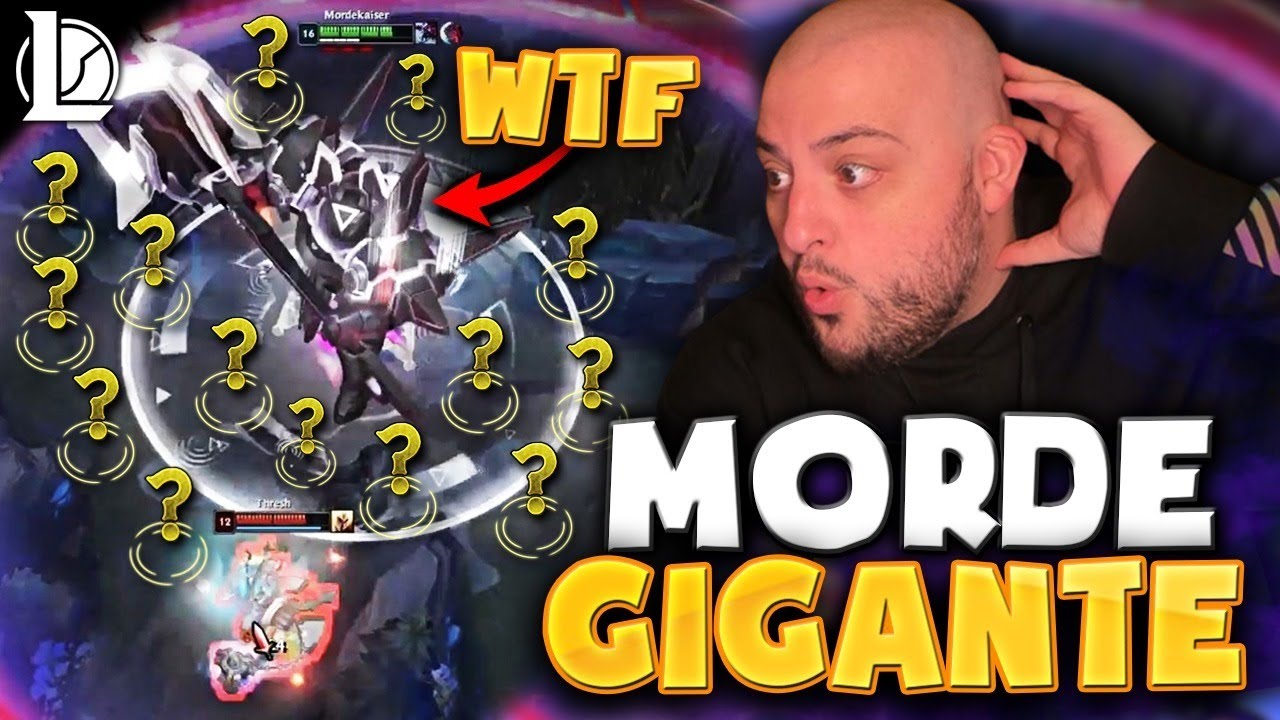 😨 *TRUCO* ¡NUEVO SUPER MORDEKAISER GIGANTE, DESTROZA LEAGUE OF LEGENDS ...