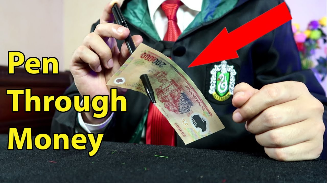 MTR 21 - Pen Through Money | 5 Magic Tricks Revealed - YouTube