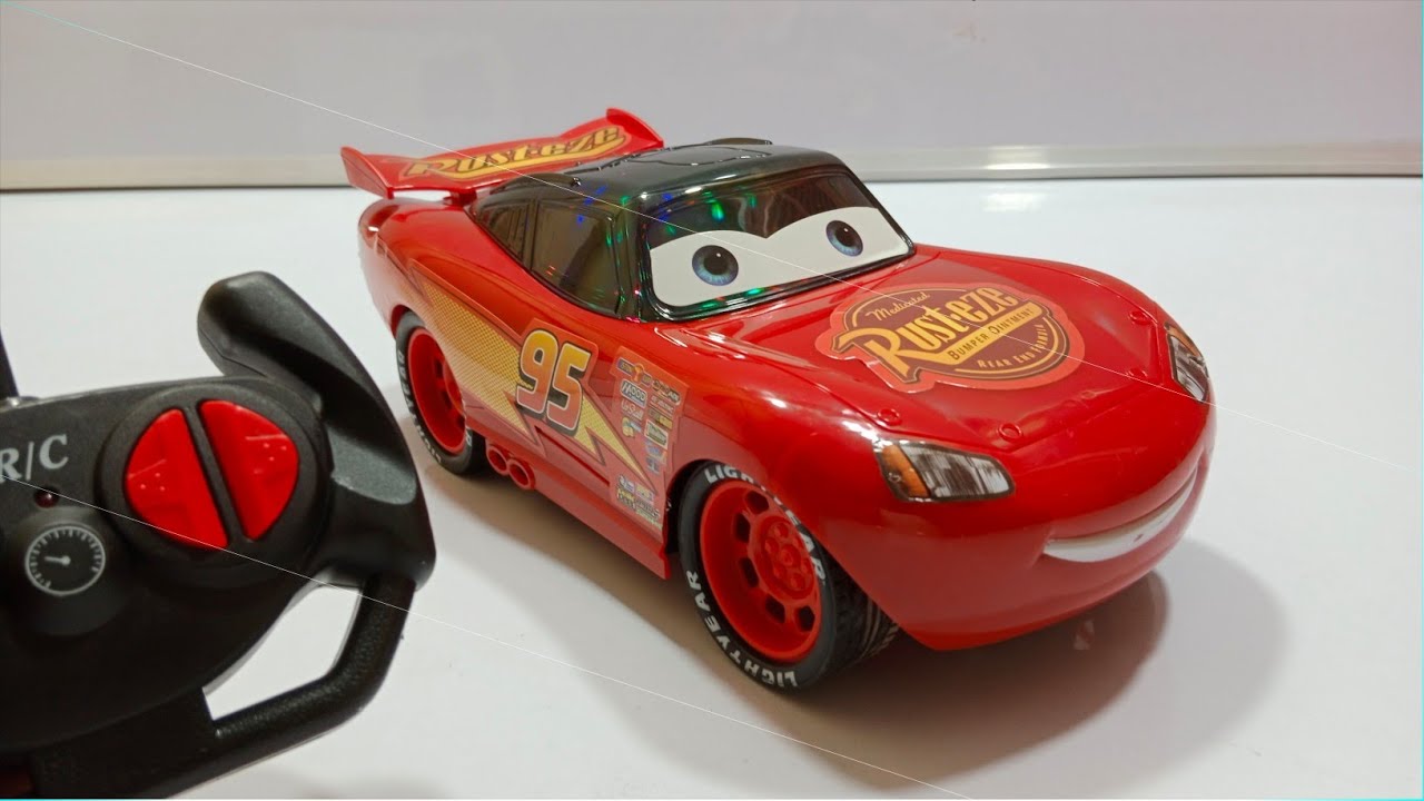 3D McQueen RC CAR || RED MCQUEEN || HIGH SPEED || 360° || NEW RC CAR ...