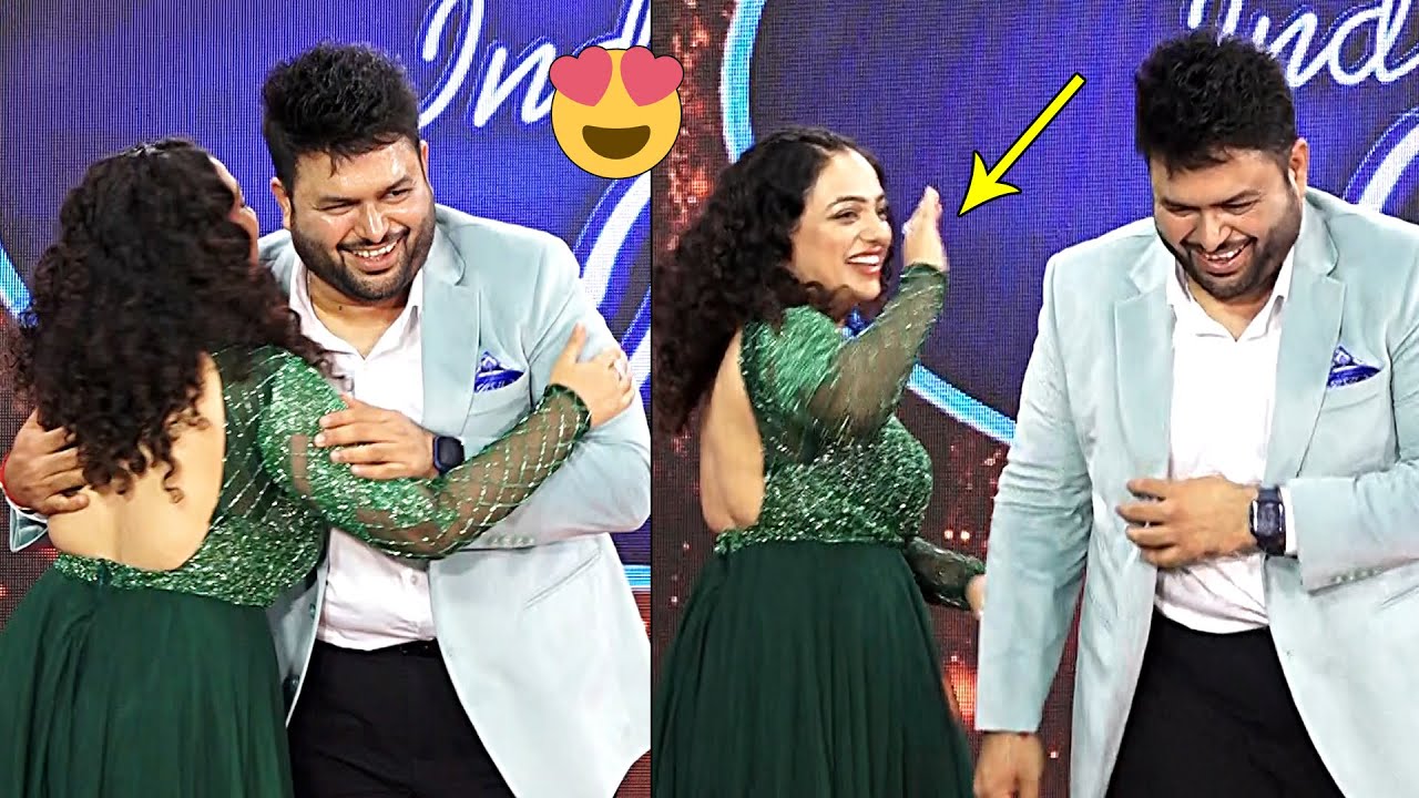 SS Thaman & Nithya Menon Exclusive Visuals @ Telugu Indian Idol Press ...